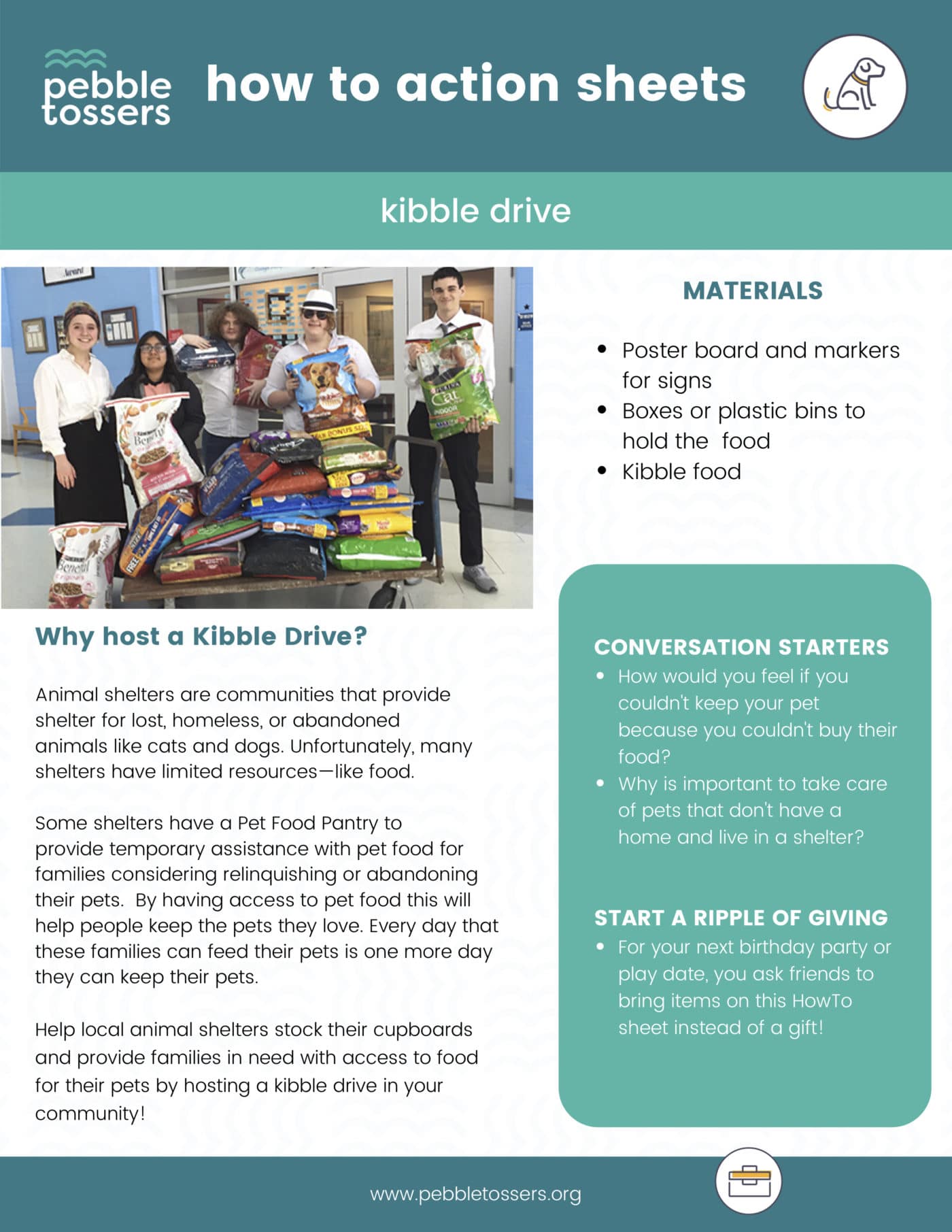 How To Guides - Pebble Tossers