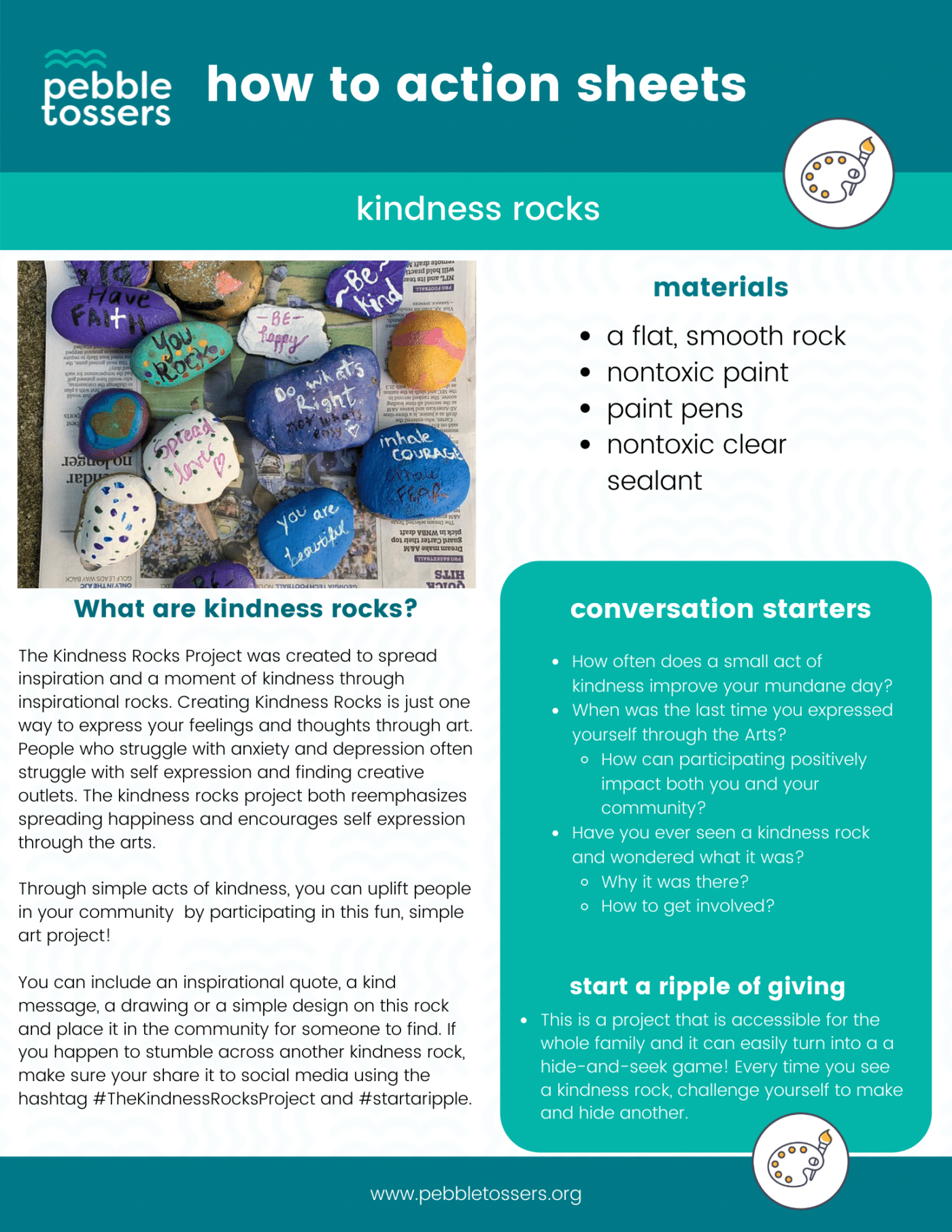 How To Guides - Pebble Tossers